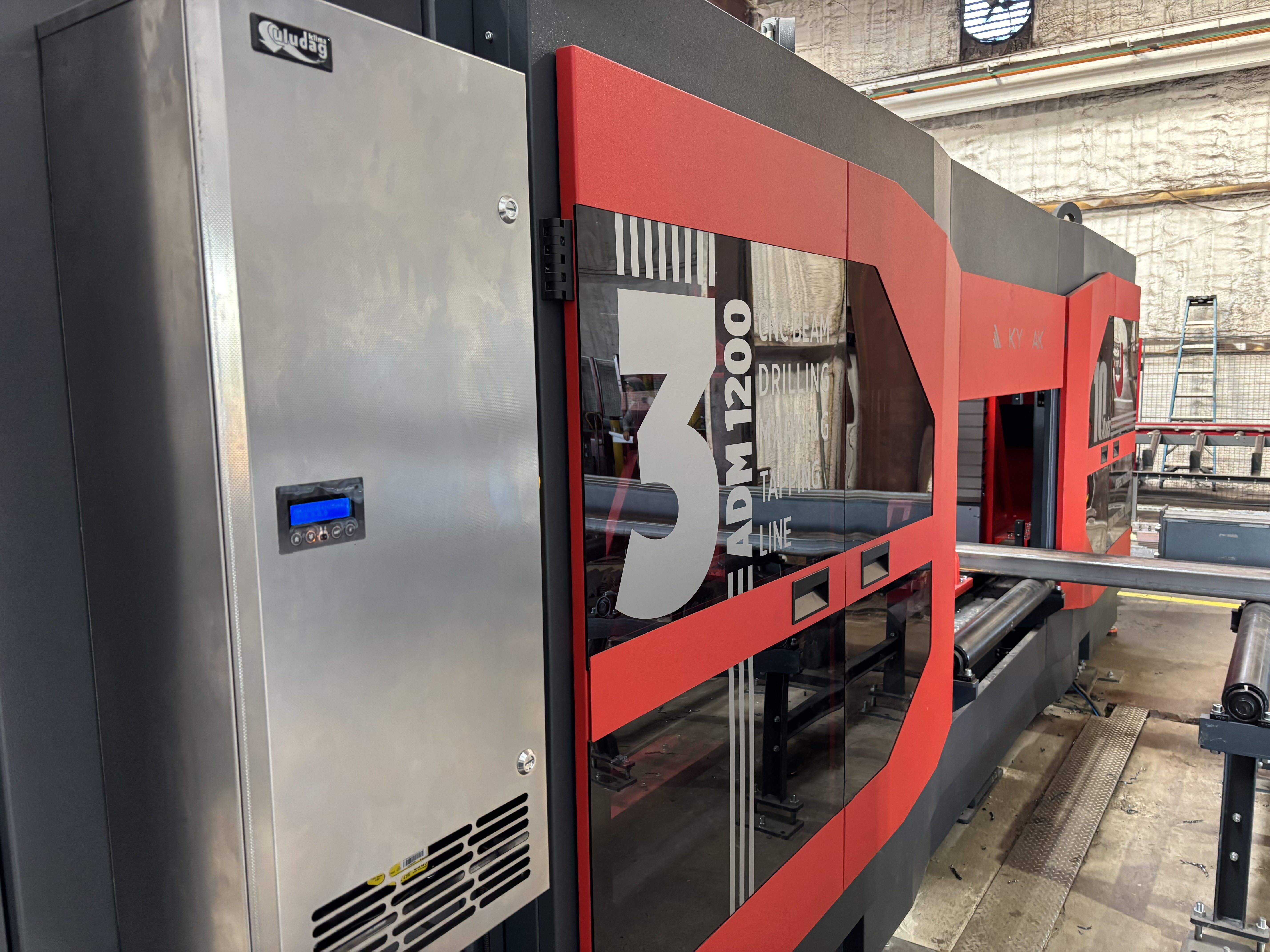 Akyapak 3 ADM 1200 3-Spindle Drilling & Cutting Line